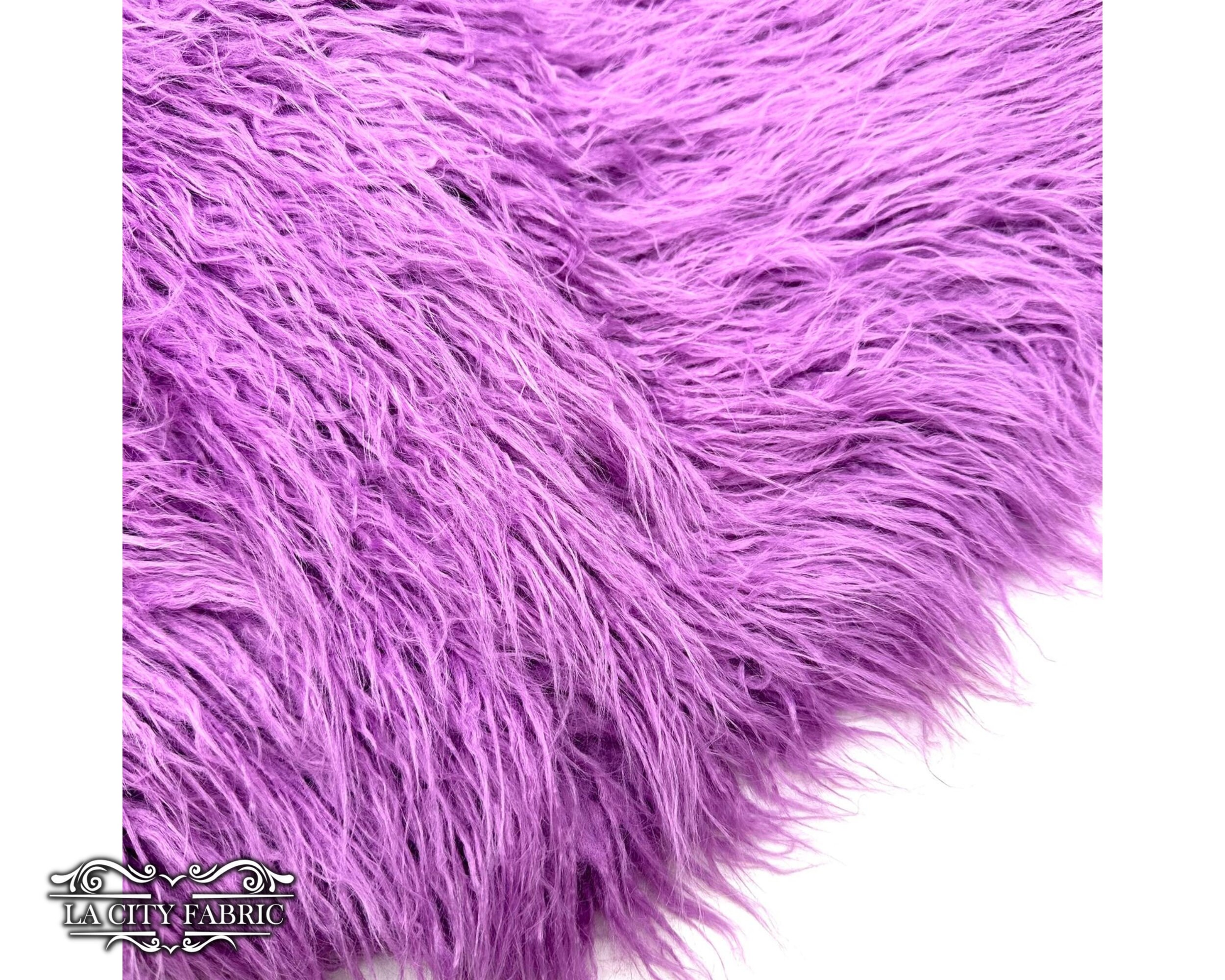 Fuzzy Purple Fabric