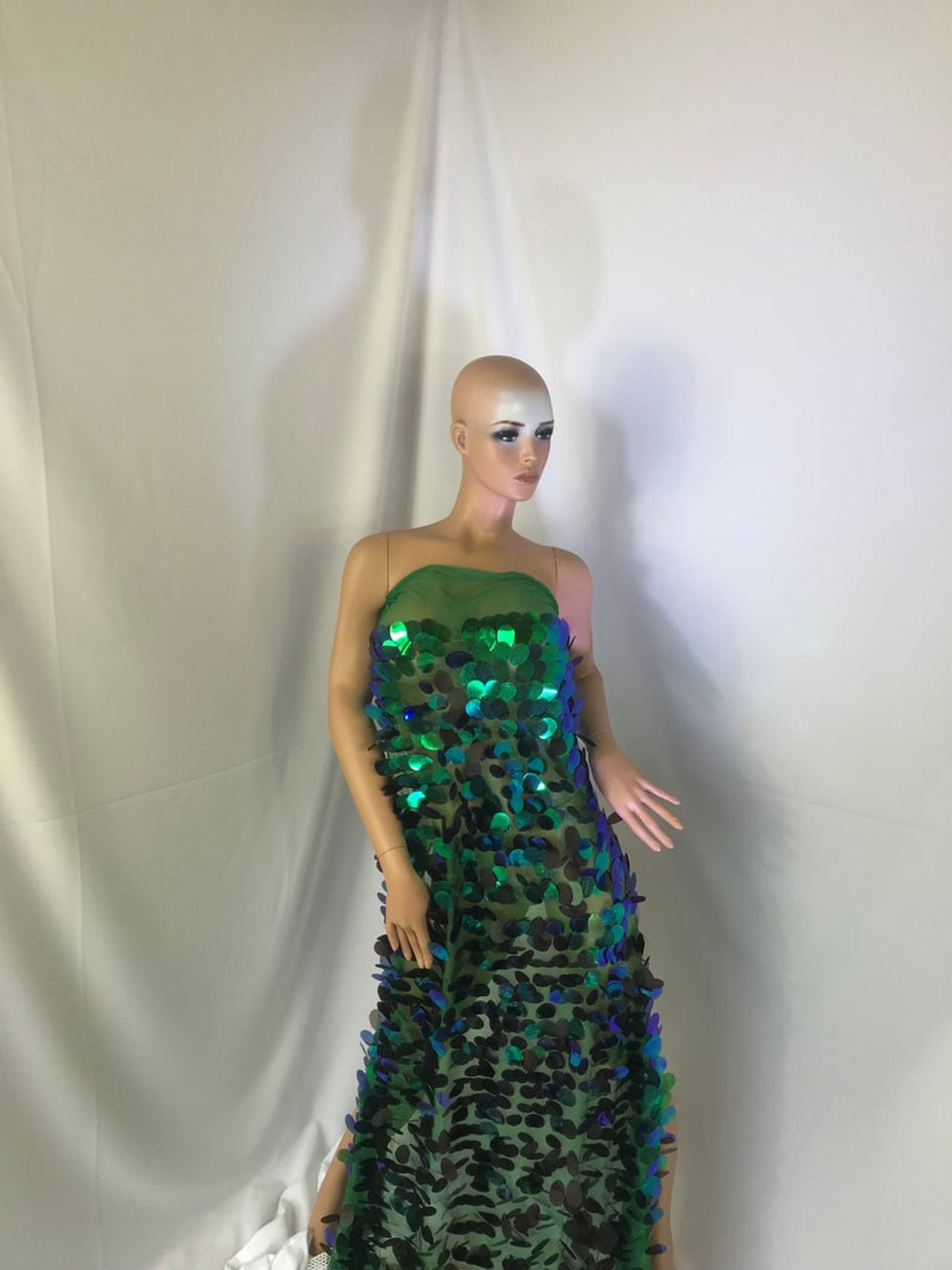 2020/modern/mermaid Green/jumbo Teardrop Sequins | Etsy