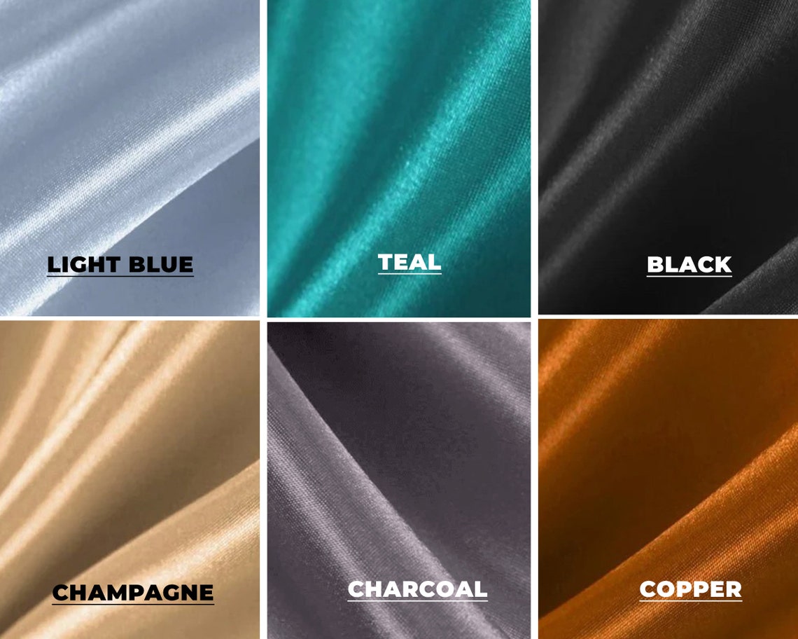 Stretch Charmeuse Silky Satin Fabric _ 2 Way Stretch _ 60 - Etsy