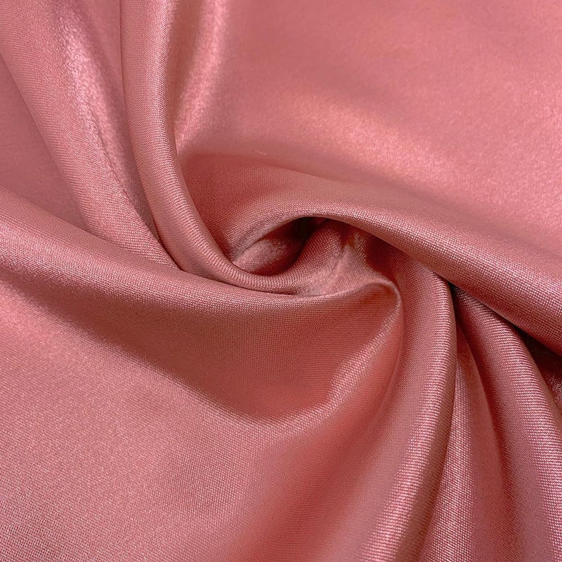 Dusty Rose Satin Fabric - Etsy