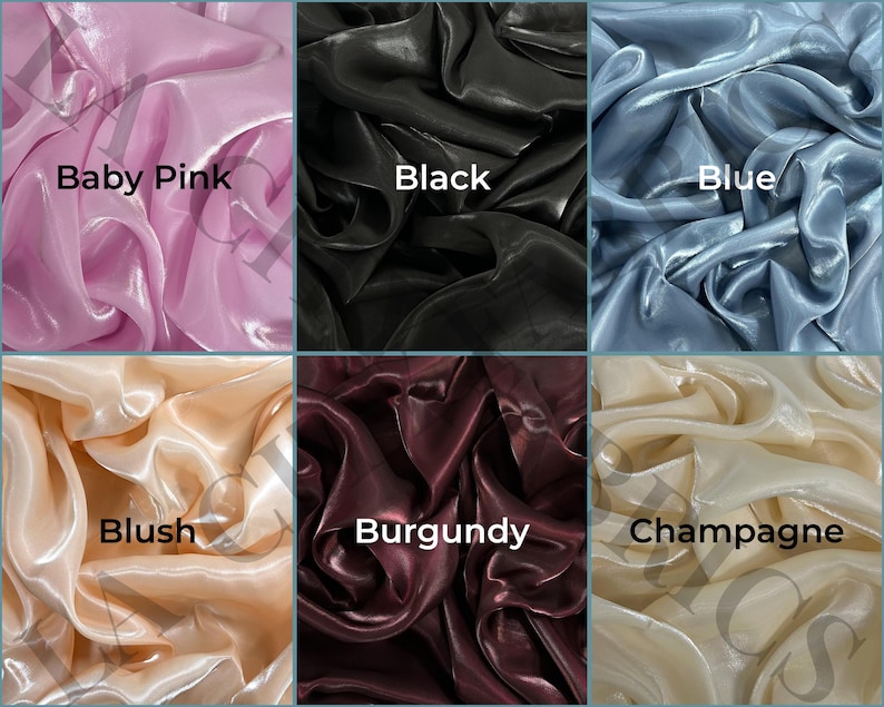 Crystal Liquid Chiffon Fabric Iridescent Reflective Chiffon Fabric by ...