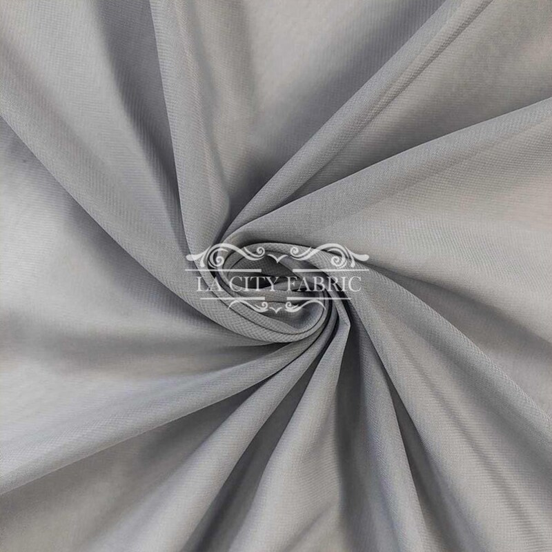 Grey Sheer Fabric - Etsy