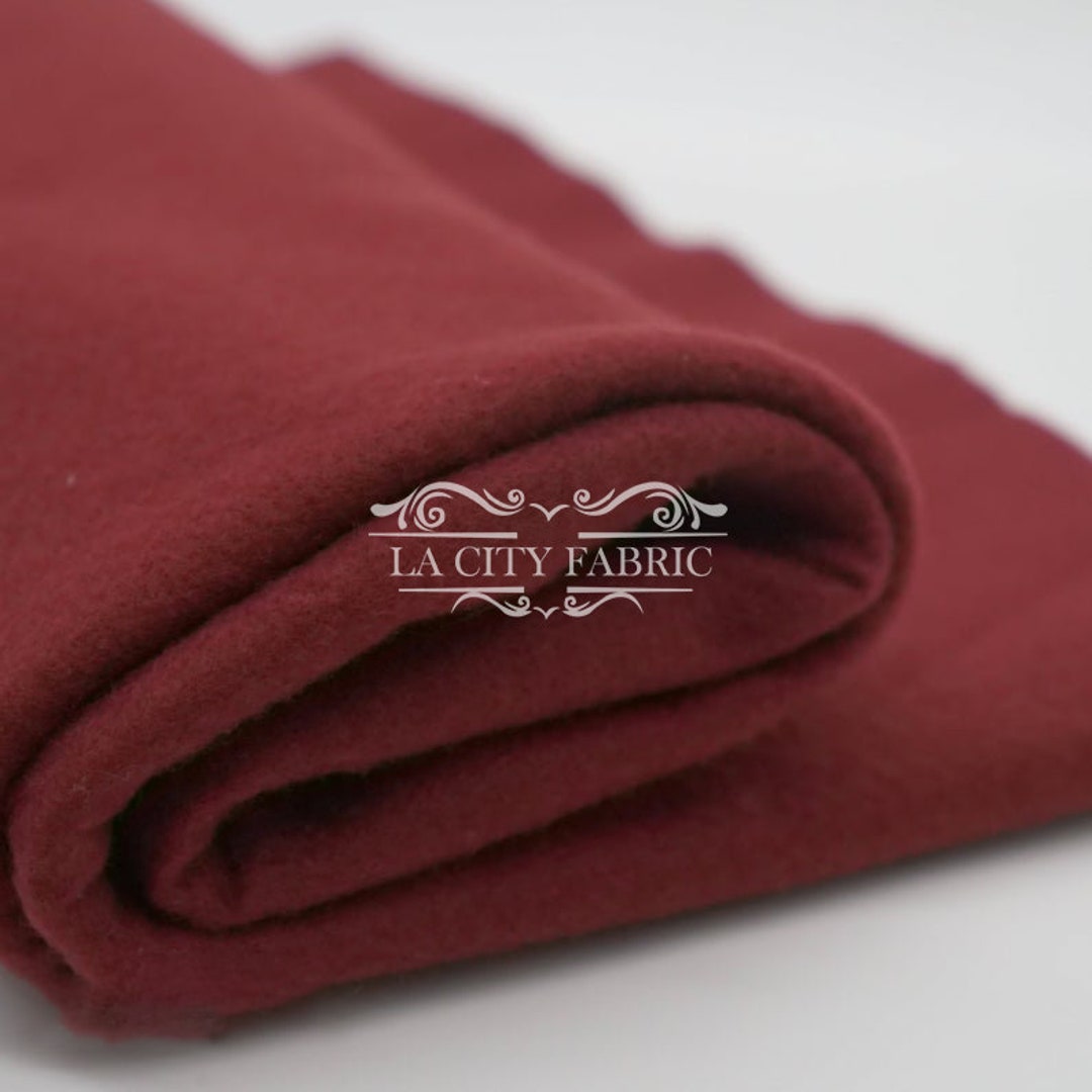 Bordeaux Acryl Filz Stoff 72 Wide_ FilzStoff Material Handarbeit weich ...