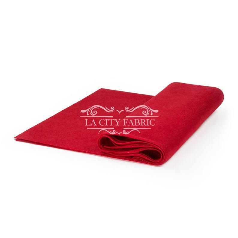 Red Acrylic Felt Fabric 72" Wide_ Felt Fabric Material Craft Soft ...