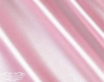 Candy Pink Soft Silky Shiny Stretch Charmeuse Satin Fabric by the Yard Thin Satin %5 Spandex - Etsy
