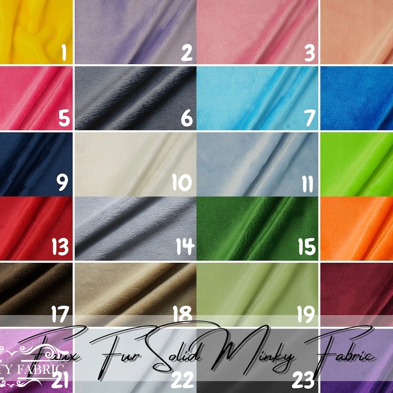 Minky Fabric - Etsy