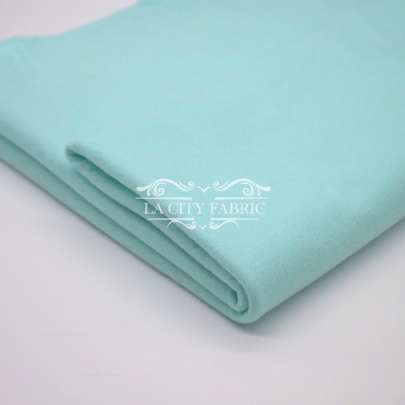 Aqua Acrylic Felt Fabric 72 Wide_ Felt Fabric Material | Etsy