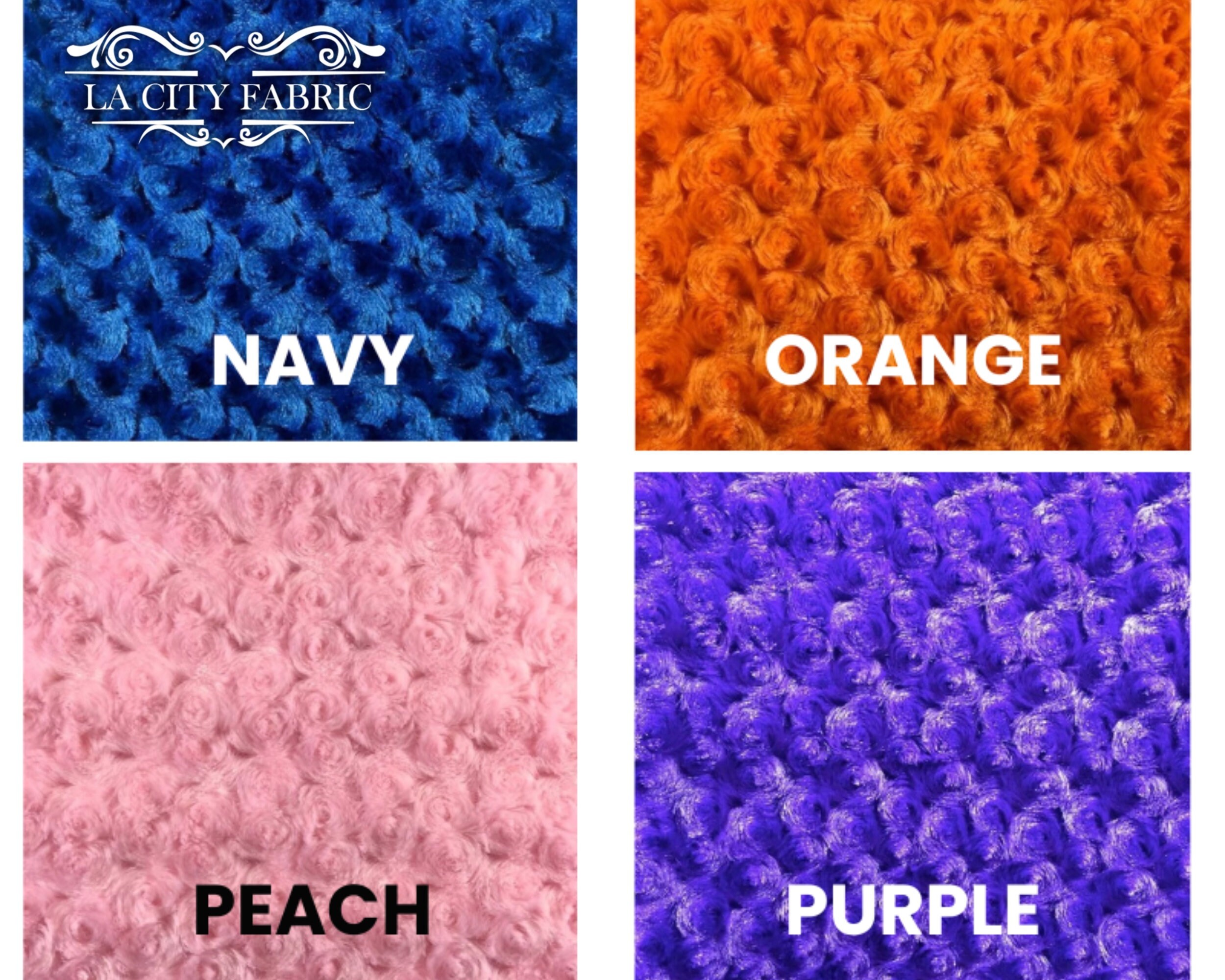 Rose Minky Fabric by the Yard 58 Wide Ultra Soft and - Etsy