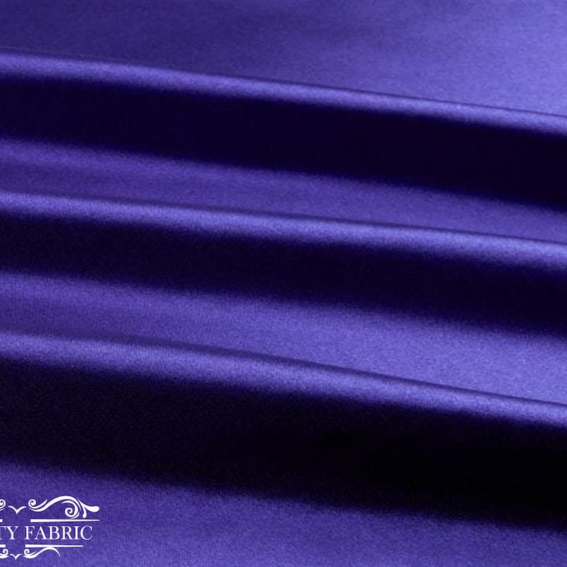 Purple Satin Fabric - Etsy
