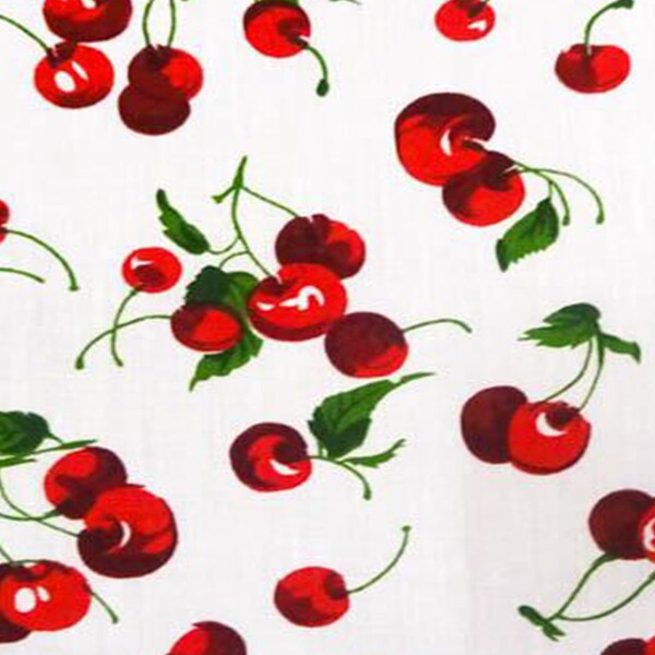Cherry Fabric - Etsy
