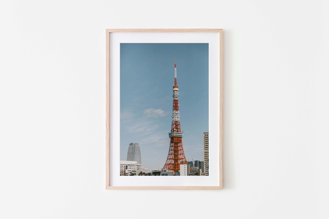 Tokyo Tower, Japan, Japanese Print, Tokyo Wall Art, Fine Art Prints ...