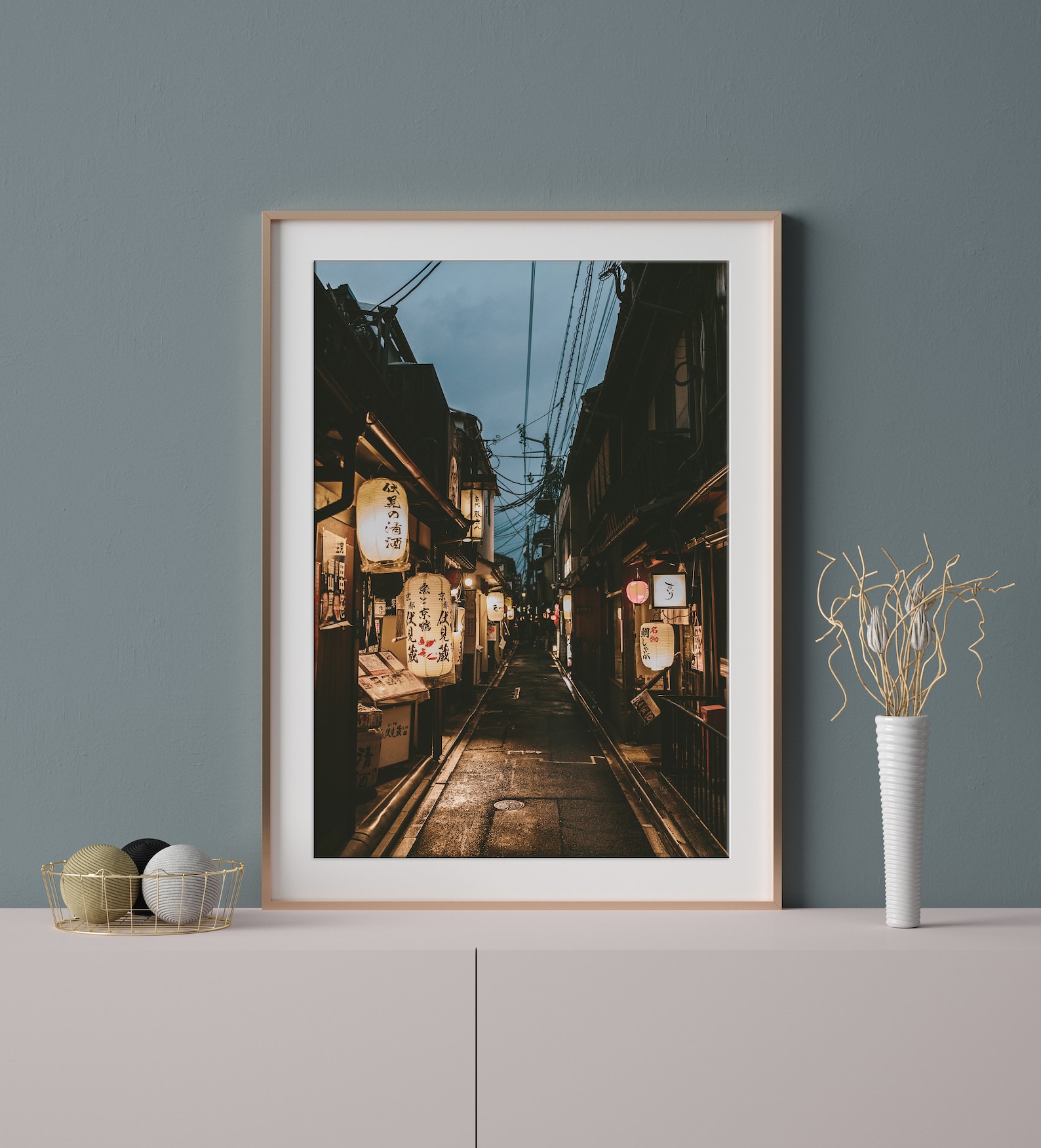 Kyoto Wall Art Japan Wall Art Kyoto Night Life Fine Art | Etsy