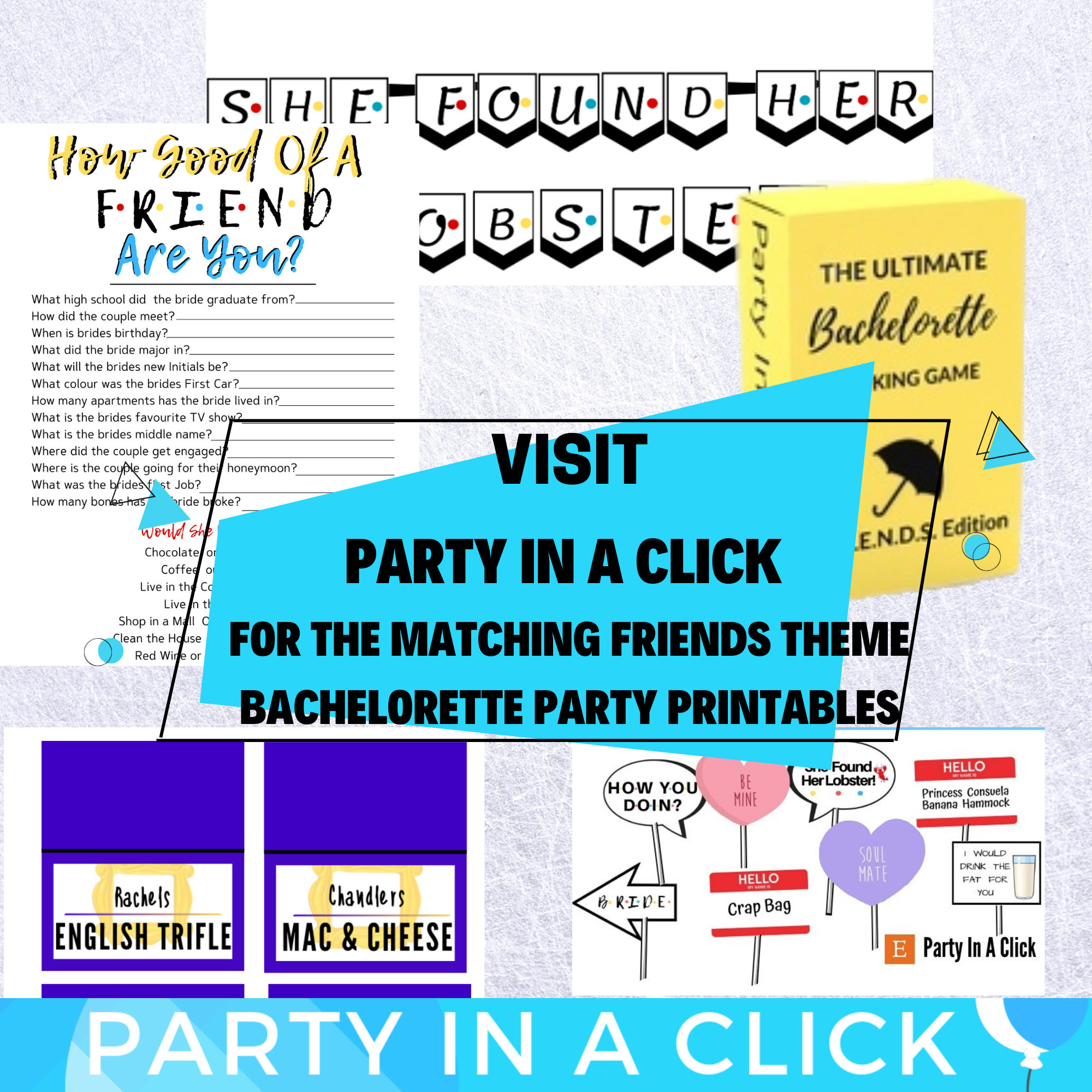 Friends Theme Food Labels Friends Tv Show Food Tags Food - Etsy Canada