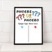 Friends Theme "phoebe or Phoebo" Please Cast Your Vote, Baby Shower ...