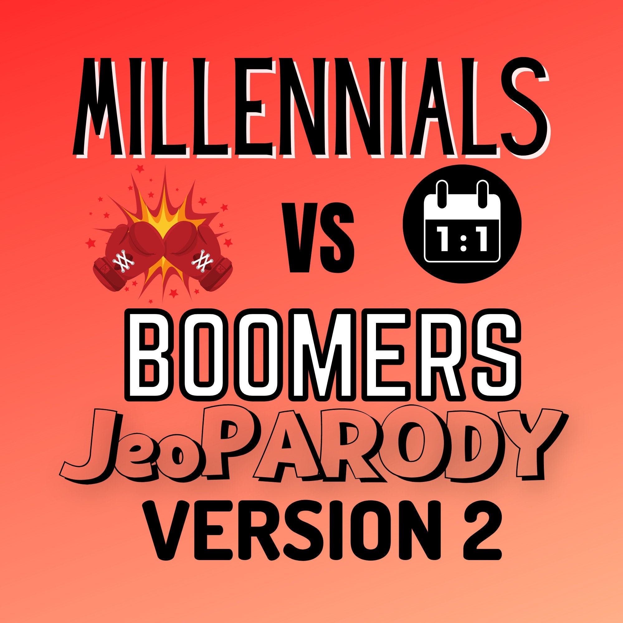 Family Games, Family Party Games, Boomers Vs Millennials Jeoparody ...
