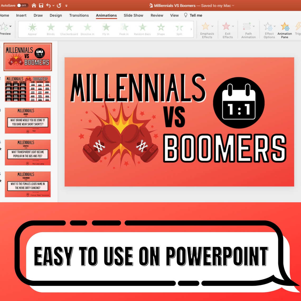 Family Games, Family Party Games, Boomers Vs Millennials Jeoparody ...