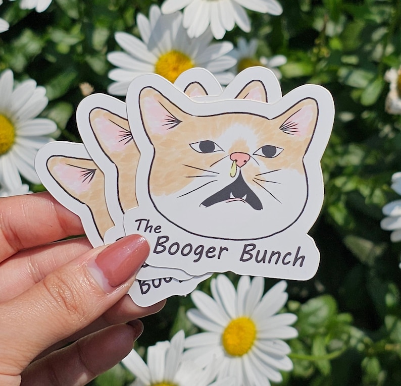 The Booger Bunch Sticker - Etsy