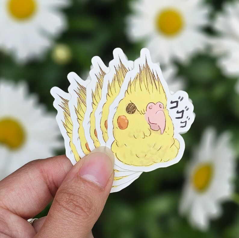Cute Cockatiel Sticker - Etsy