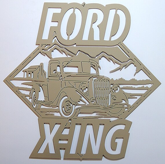 Ford X-ING Sign | Etsy