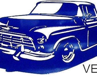 1956 Chevy Truck Stained Glass Pattern - Etsy