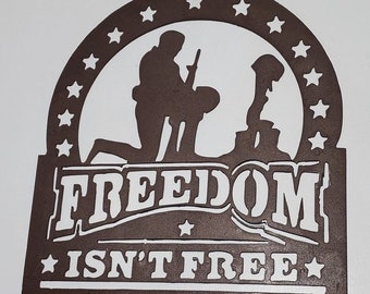 Eagle Freedom Isn't Free Decal Sticker - Etsy