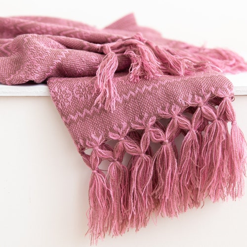 Woven Cotton Rebozo Scarf / Traditional Mayan Rebozo / Mexican - Etsy