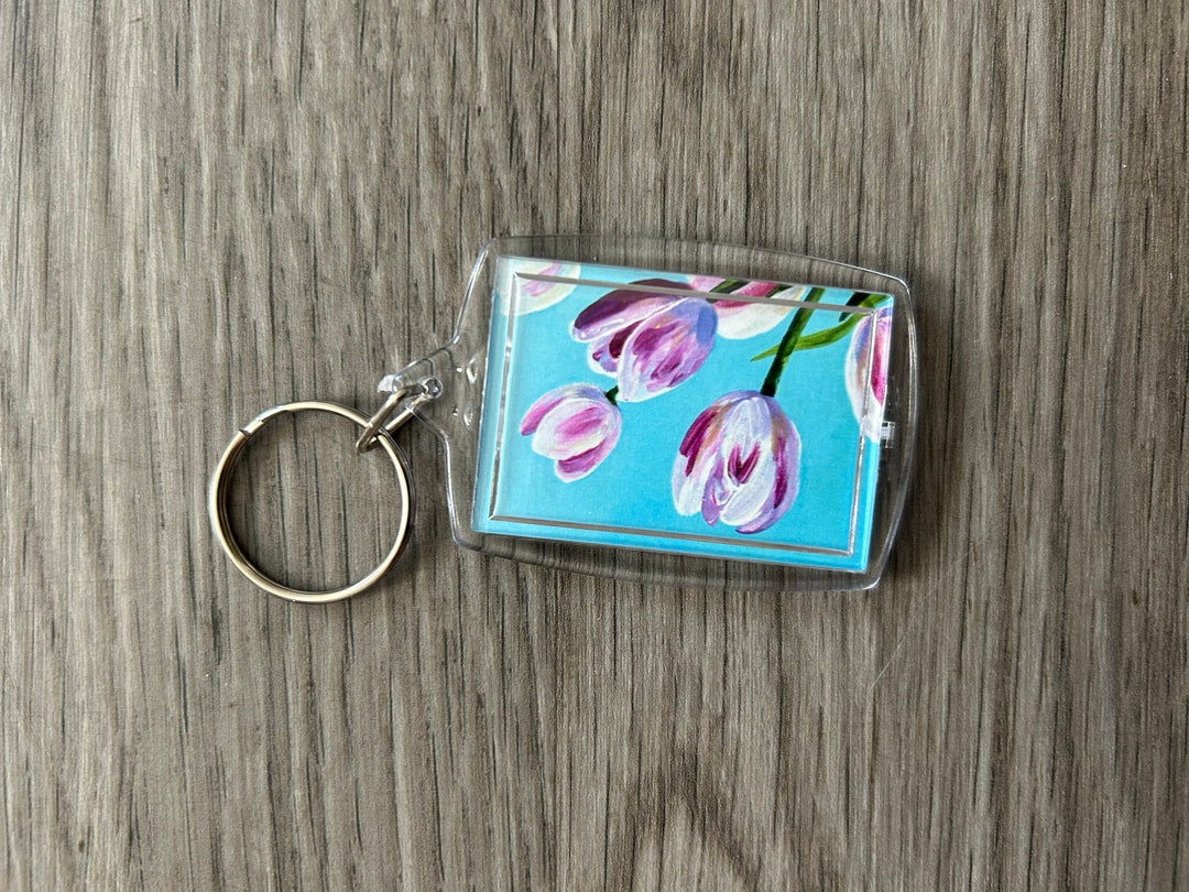 Tulip Keychain - Etsy