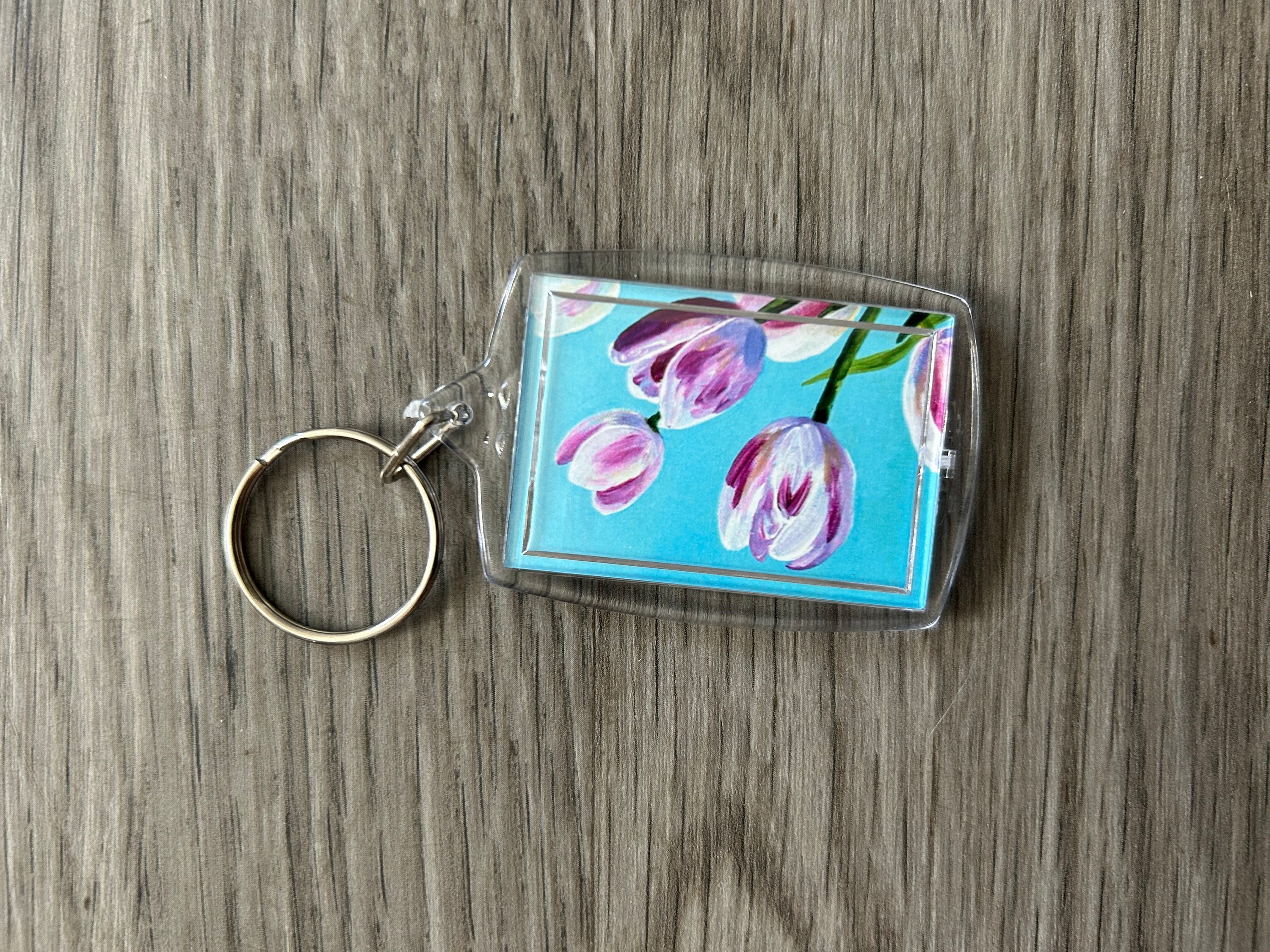 Tulip Keychain - Etsy