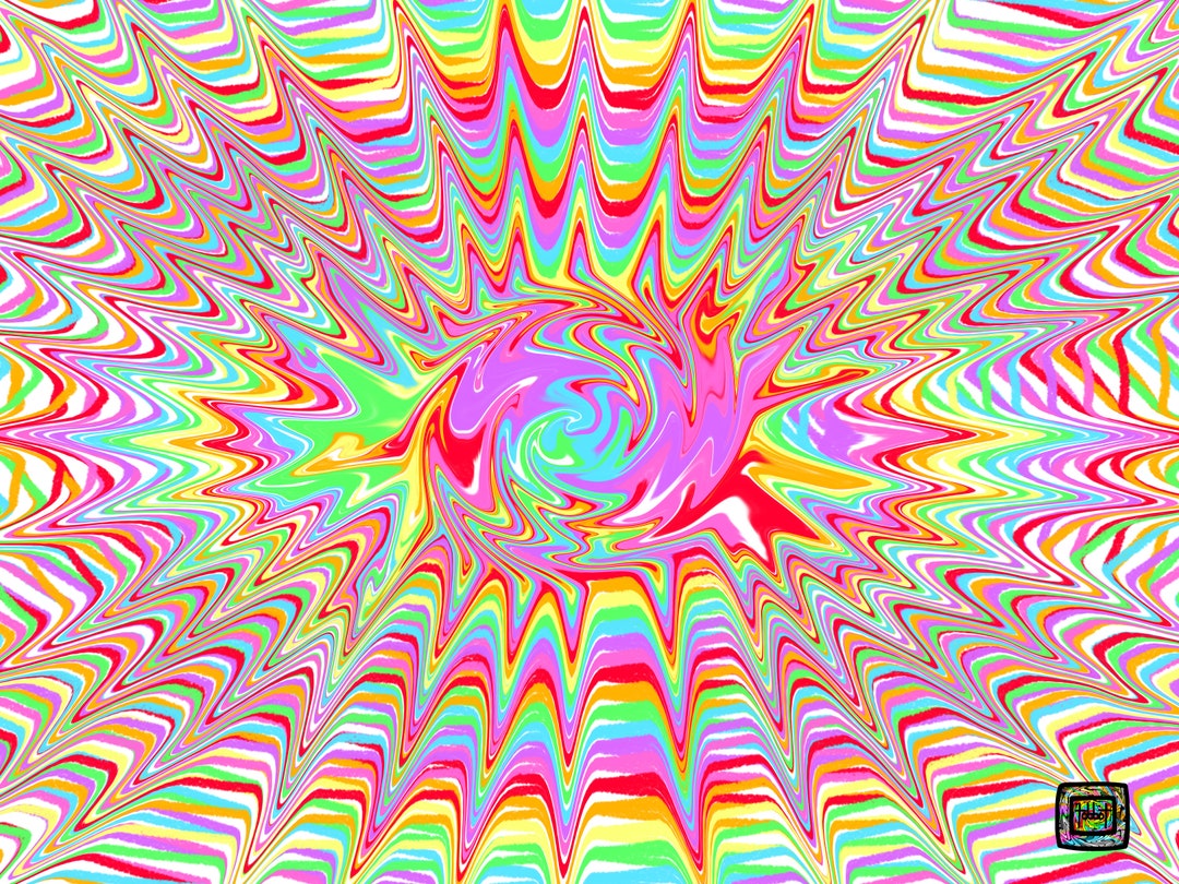 Fine Art Print Gumball Explosion Digital Abstract by Toddot NONAIART - Etsy