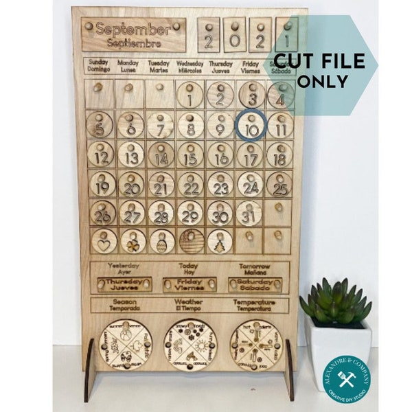 French Perpetual Calendar - Etsy