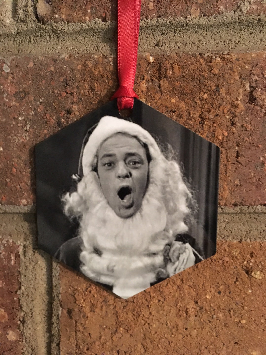 Andy Griffith Show Christmas Ornament Deputy Barney Fife as Santa Claus ...
