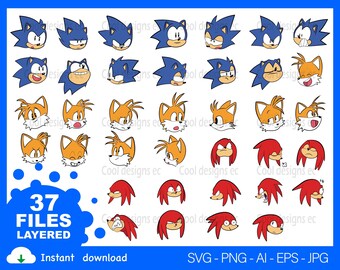 Tails Sonic Svg | Etsy