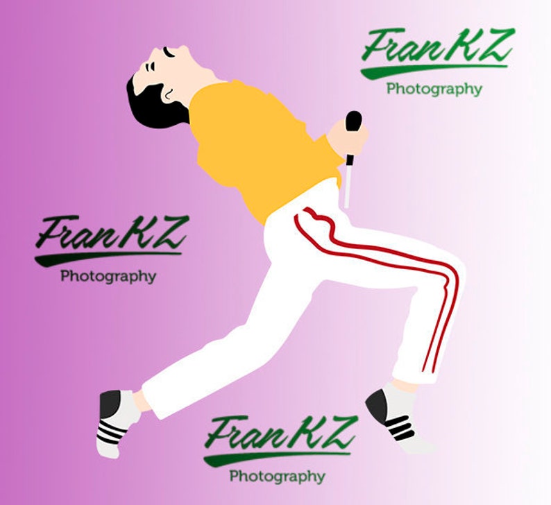 Freddie Mercury PNG Bohemian Rhapsody PNG Queen svg Ai | Etsy