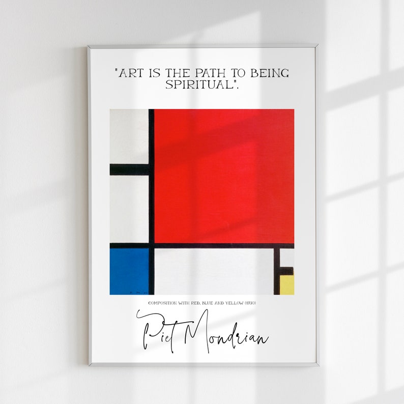 PIET MONDRIAN IMPRESSIONIST Print Digital Download Printable - Etsy