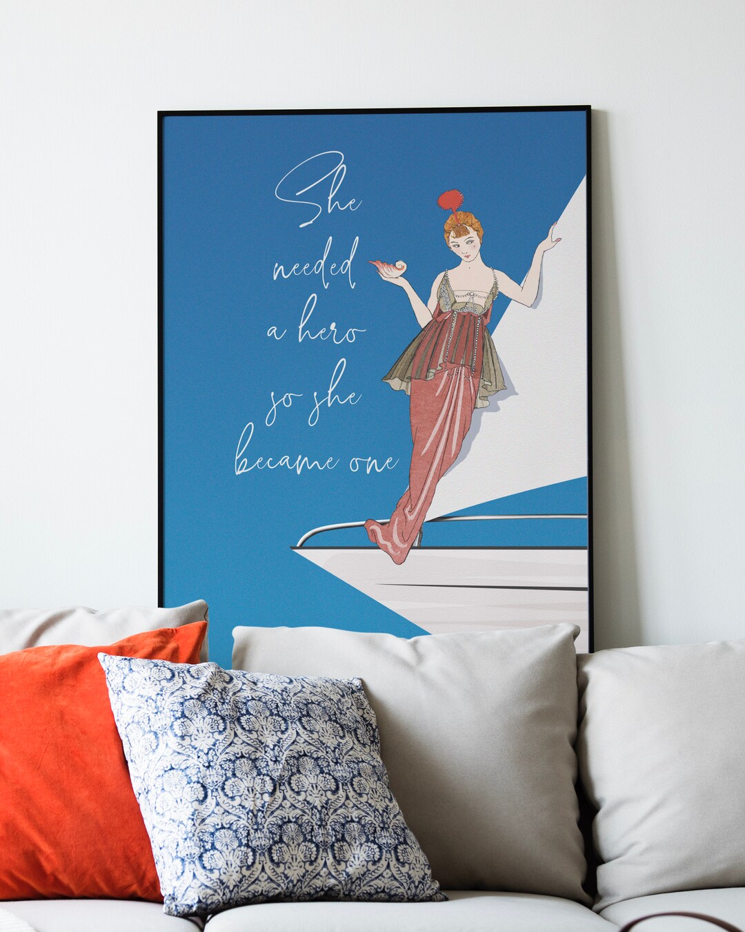 Inspirational Quote Text Wall Art Poster Vintage Retro Printable ...