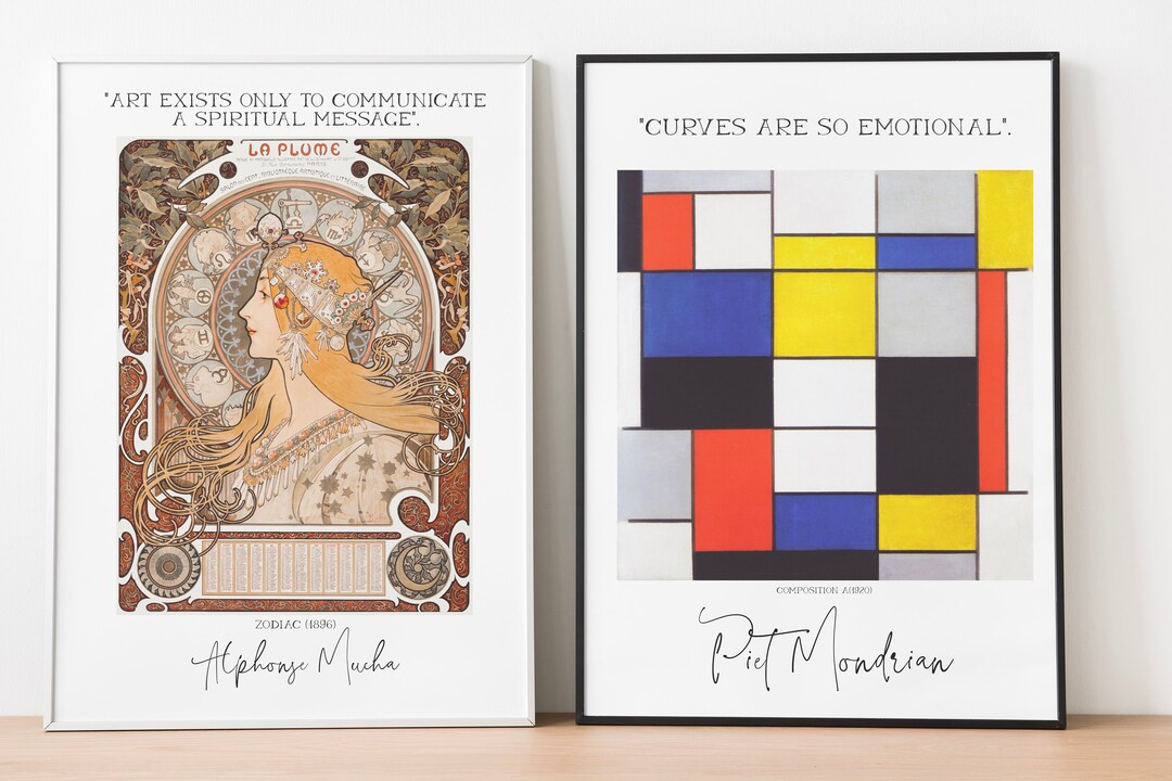 PIET MONDRIAN PIET Printable Instant Download Impressionism Wall Art ...