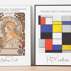 PIET MONDRIAN PIET Printable Instant Download Impressionism Wall Art ...