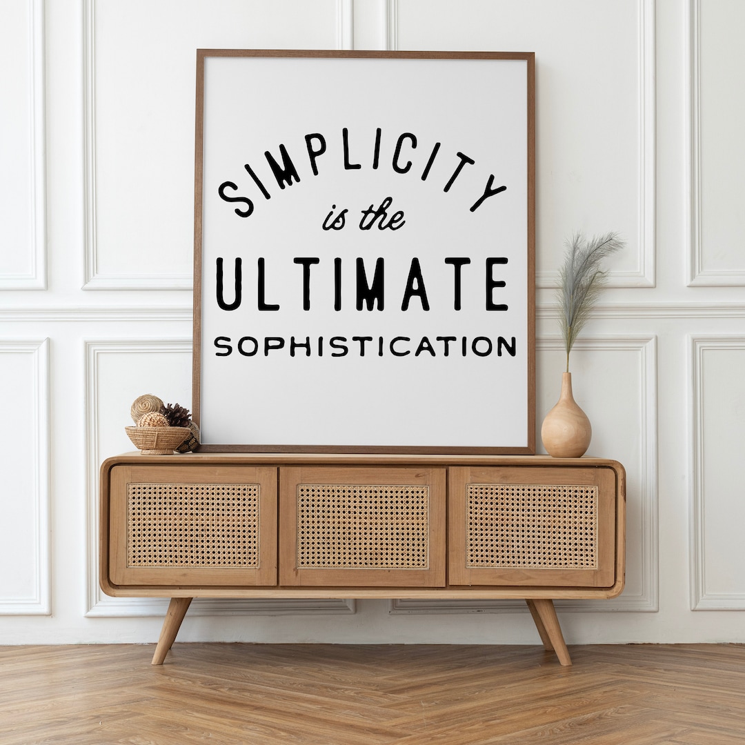 Inspirational Quote Poster Text Print Minimalist Typography Quote ...