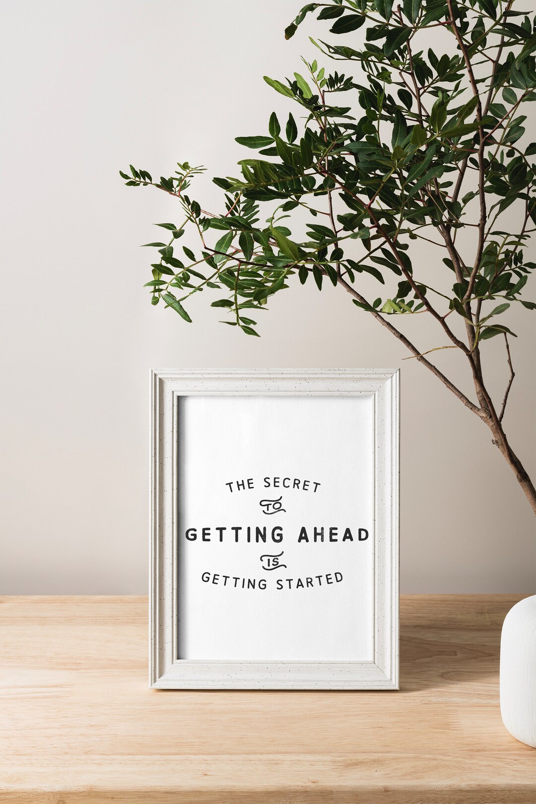 Inspirational Quote Poster Text Print Minimalist Typography Quote ...