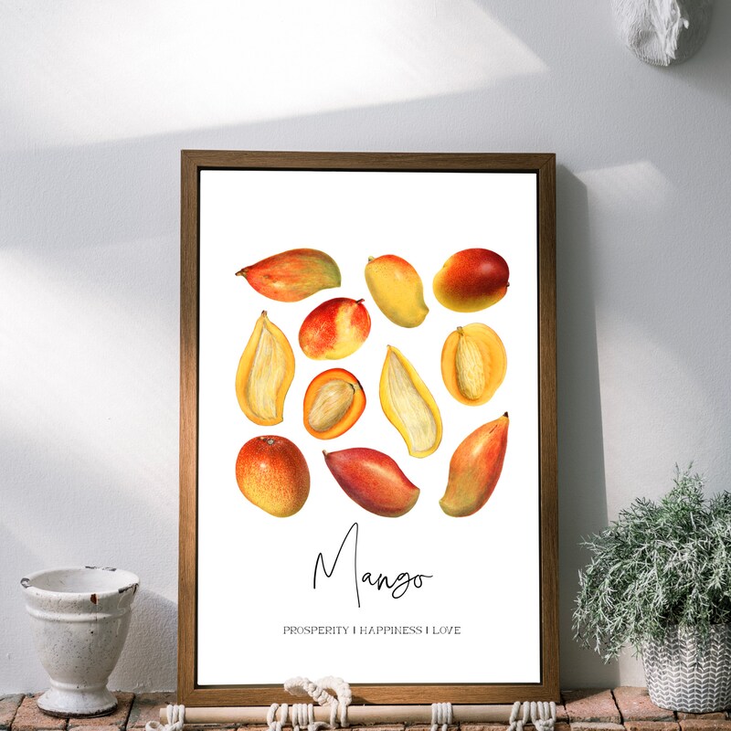 Mango Print - Etsy