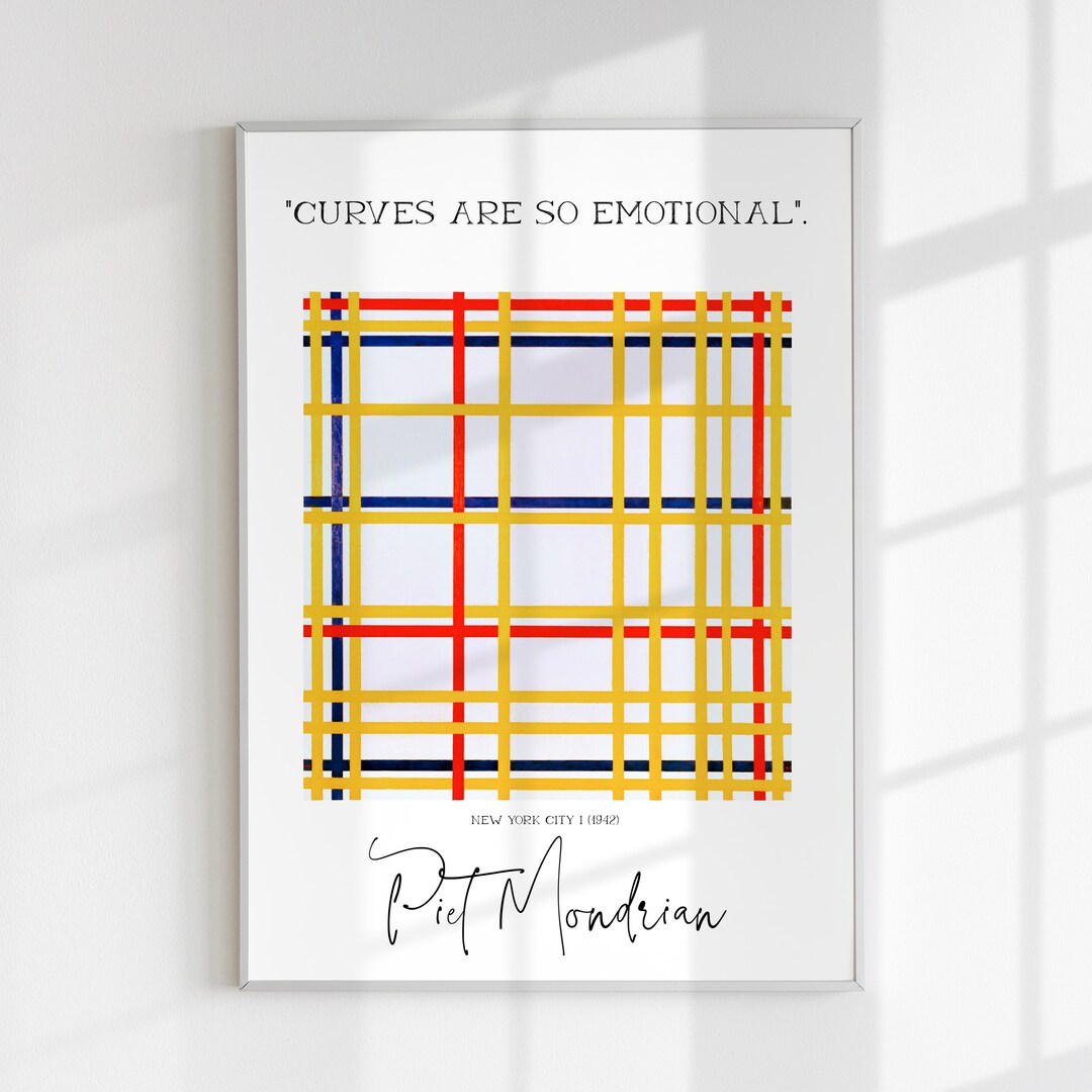 PIET MONDRIAN Impressionist Art Printable Quote Printable Impressionism ...