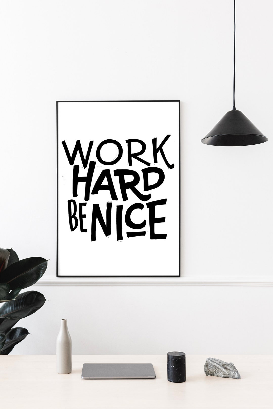 Inspirational Quote Poster Text Print Minimalist Typography Quote ...