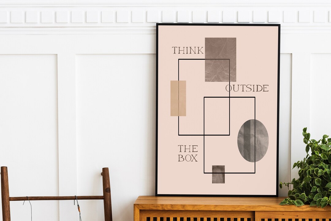 Inspirational Quote Poster Text Print Minimalist Typography Quote ...