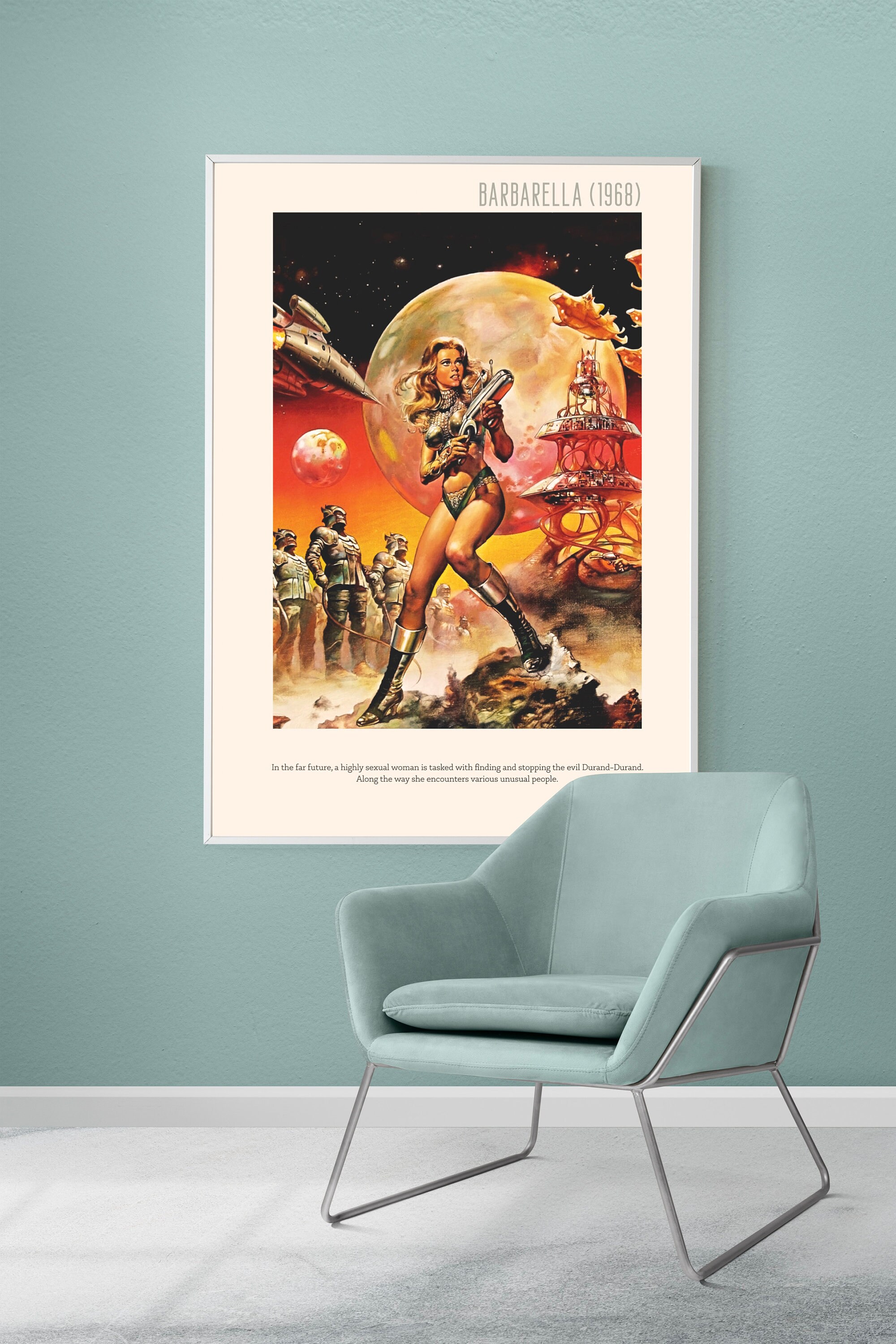 BARBARELLA Movie Poster Alternative Retro Movie Printable Poster Gift ...