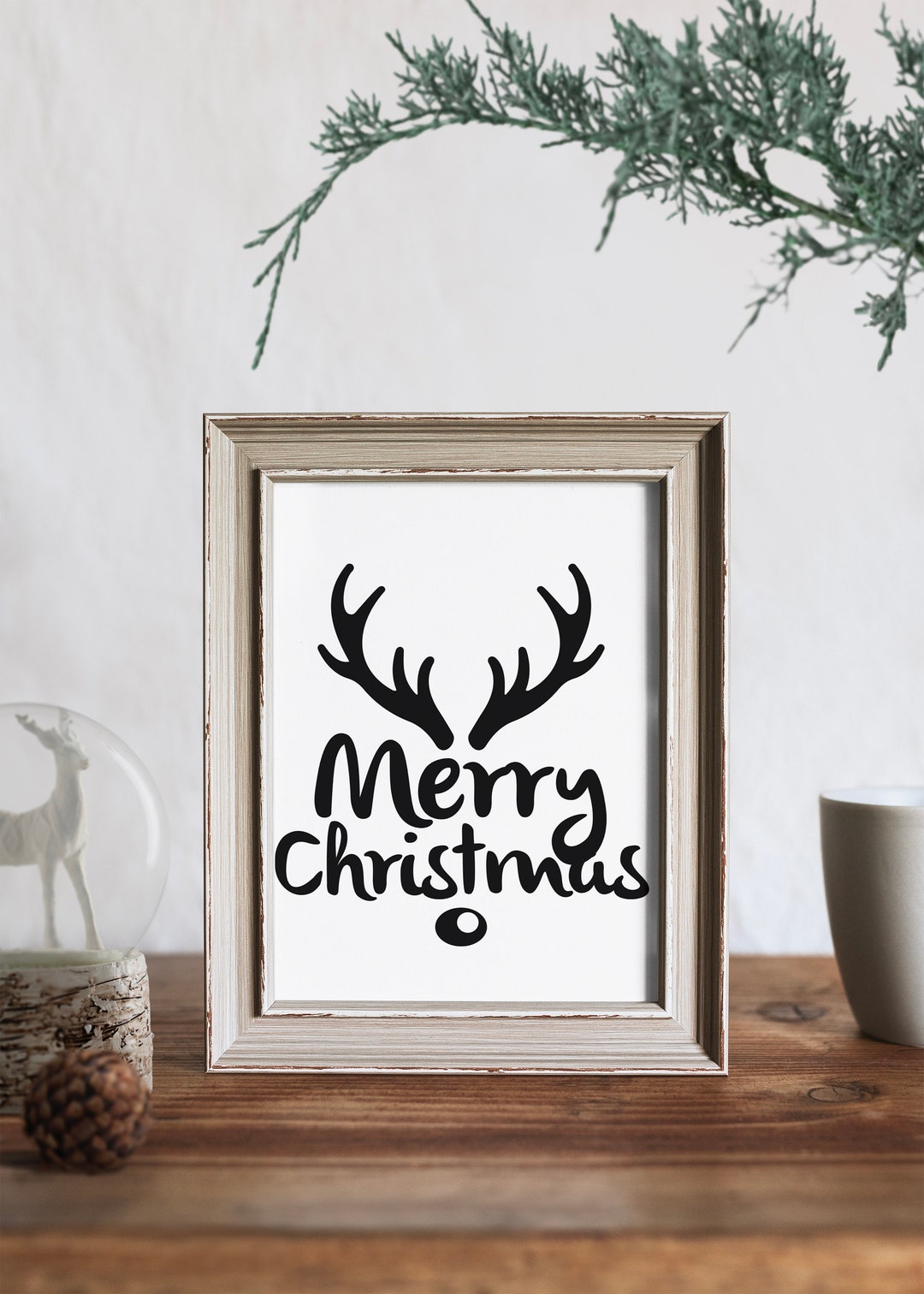 Merry Christmas Poster Print I Stand Digital Download - Etsy