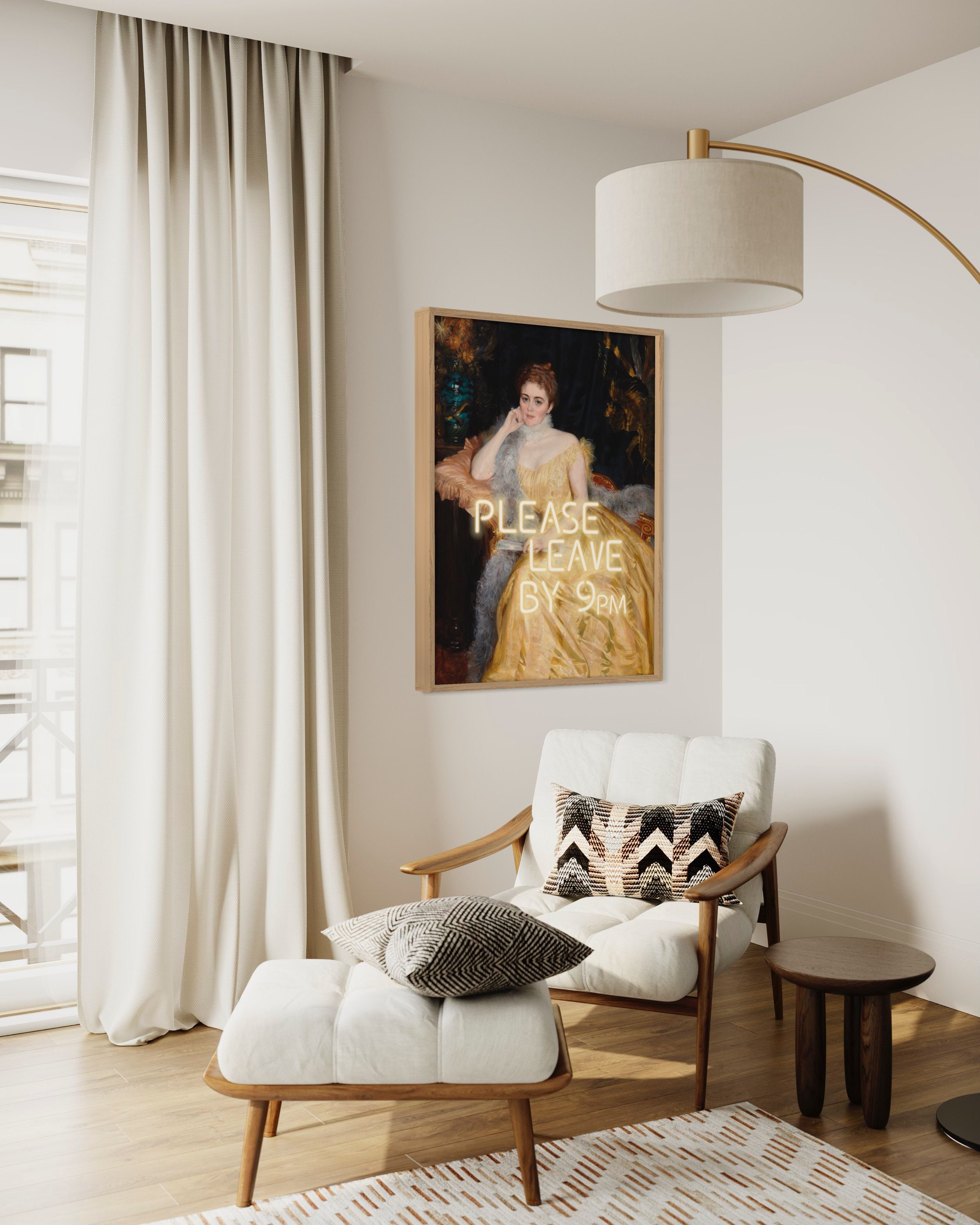 Altered Art Printable,please Leave by 9pm,girly Wall Art,trendy Gallery ...