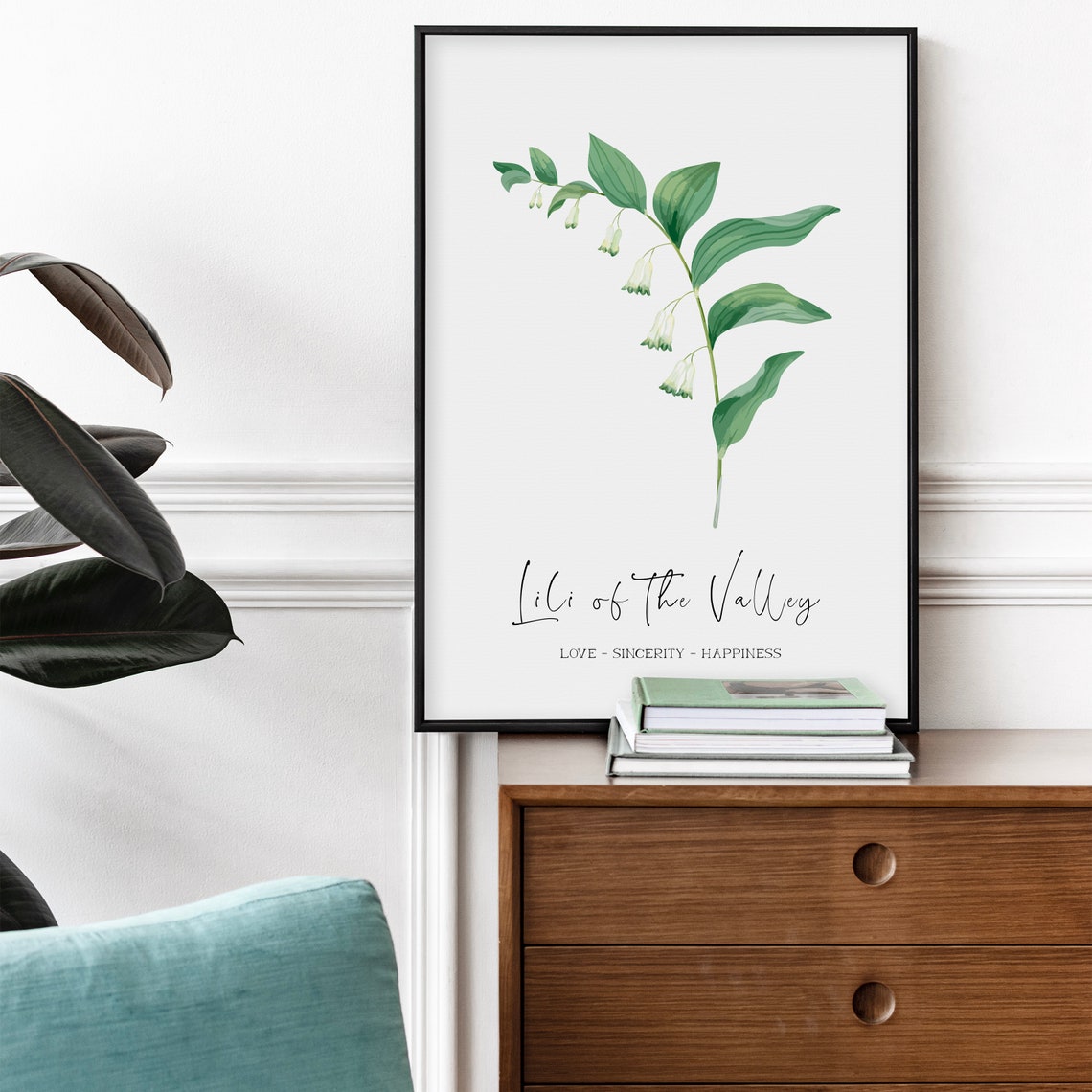 MAY BIRTH FLOWER Printable Instant Digital Birth Flower Print May ...