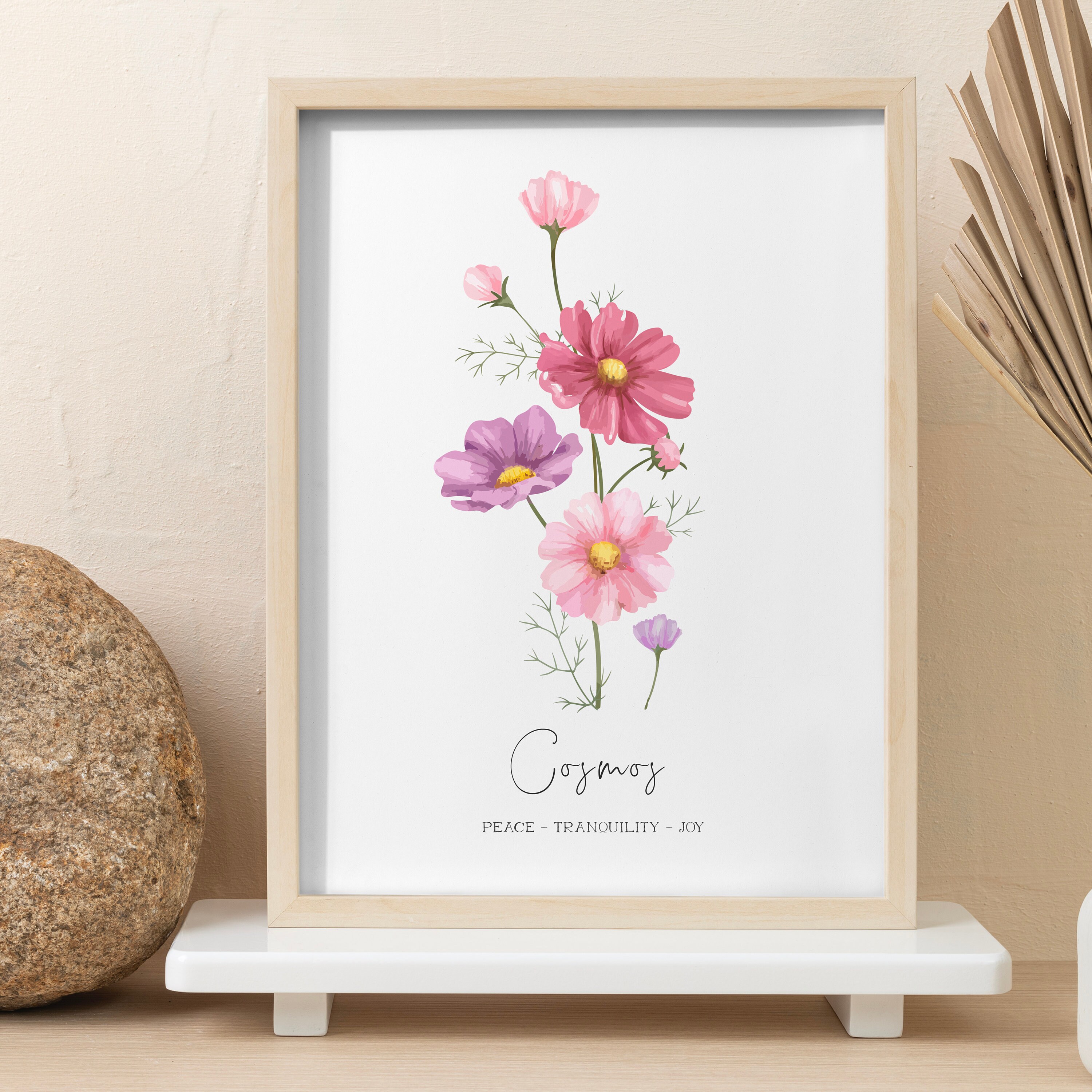 OCTOBER BIRTH FLOWER Printable Instant Download Birth Flower Print for ...