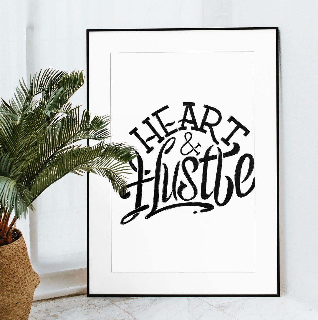 Inspirational Quote Poster Text Print Minimalist Typography Quote ...