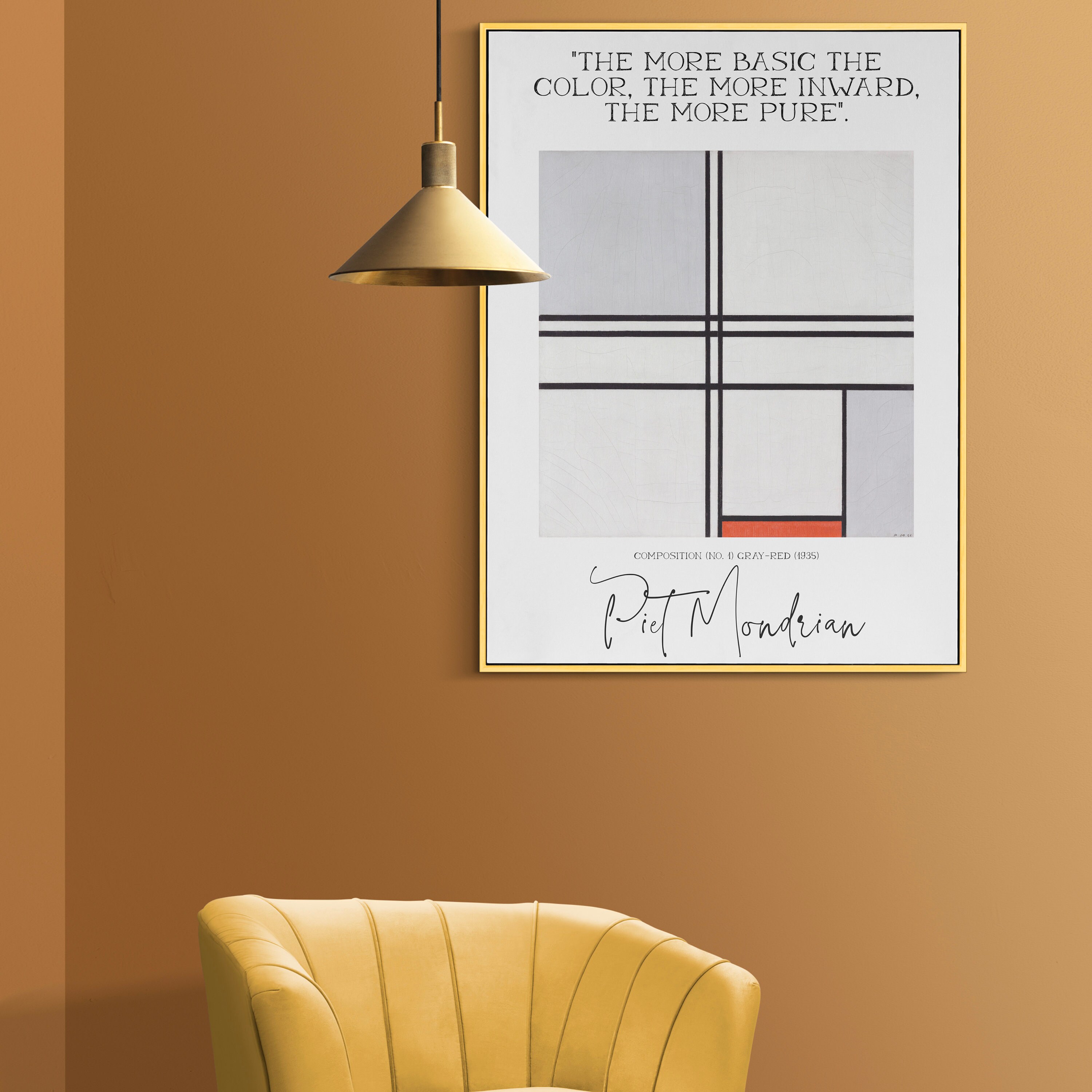 PIET MONDRIAN Impressionist Art Printable Quote Printable Impressionism ...